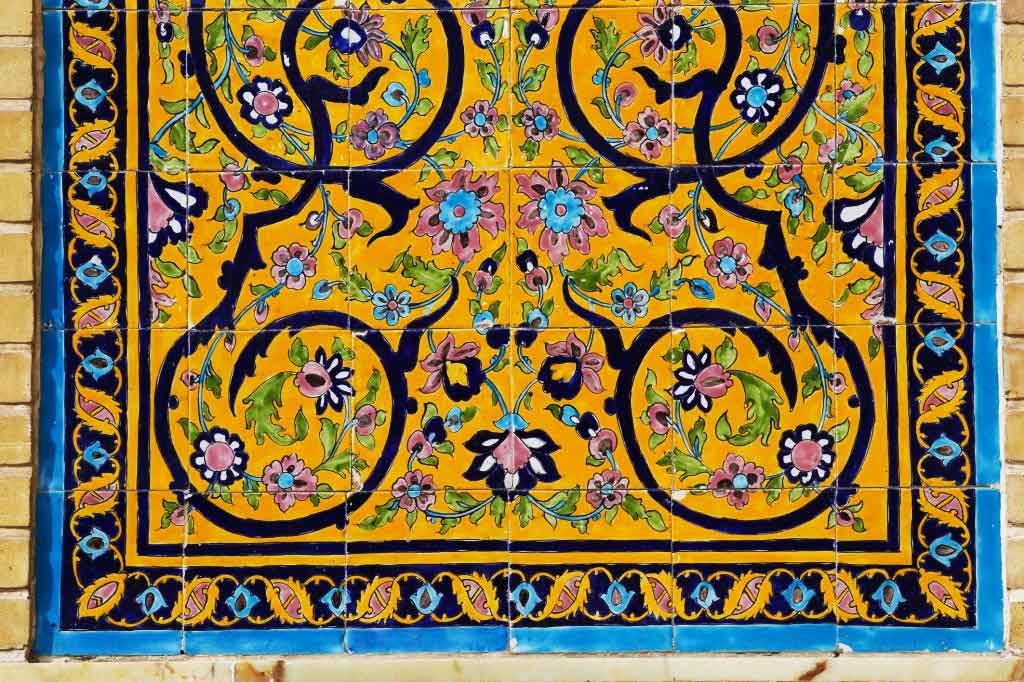 Kheshti Or Haftrang Tile In Persian Architecture | 2024
