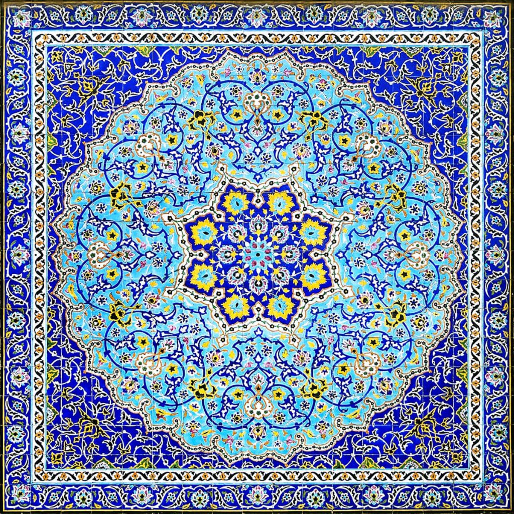 Islimi Khataei Floral Art Motif | Arabesque Art And Patterns